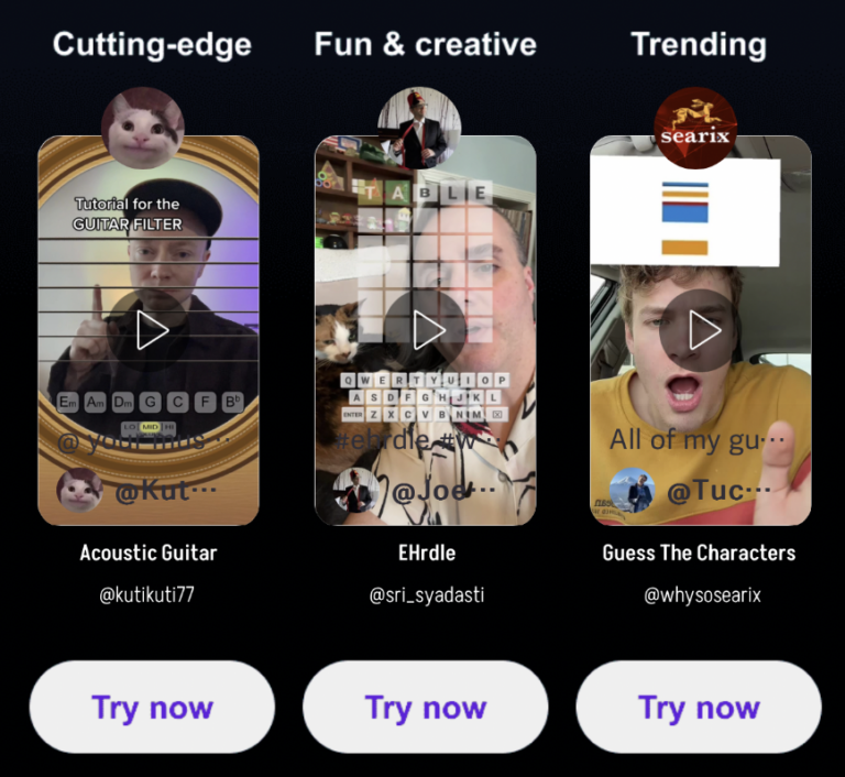 TikTok's Effect of the Week #37: Searix's Guess The Characters AR ...
